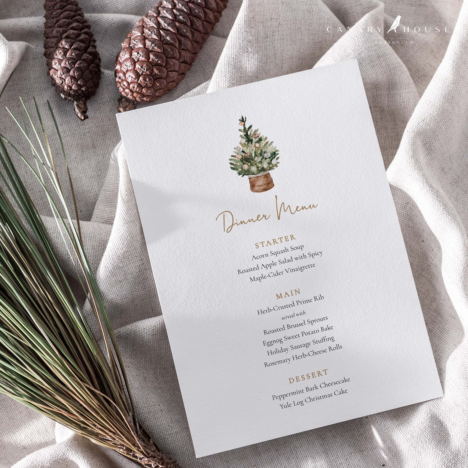 Christmas Menu, Dinner Menu, Christmas Tree Dinner Menu, Food Menu ...