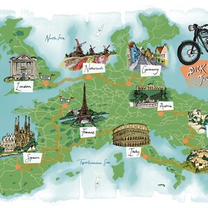 PRINTED Personalised Inky Memory Maps Custom Map - Etsy