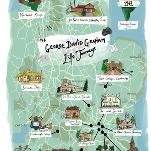 DIGITAL Personalised Inky Memory Maps Custom Map, Personalized Map ...