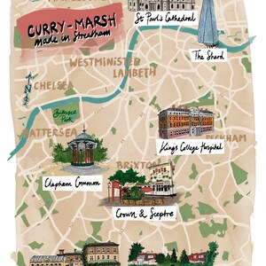 PRINTED Personalised Inky Memory Maps, Custom Map, Personalized Map ...