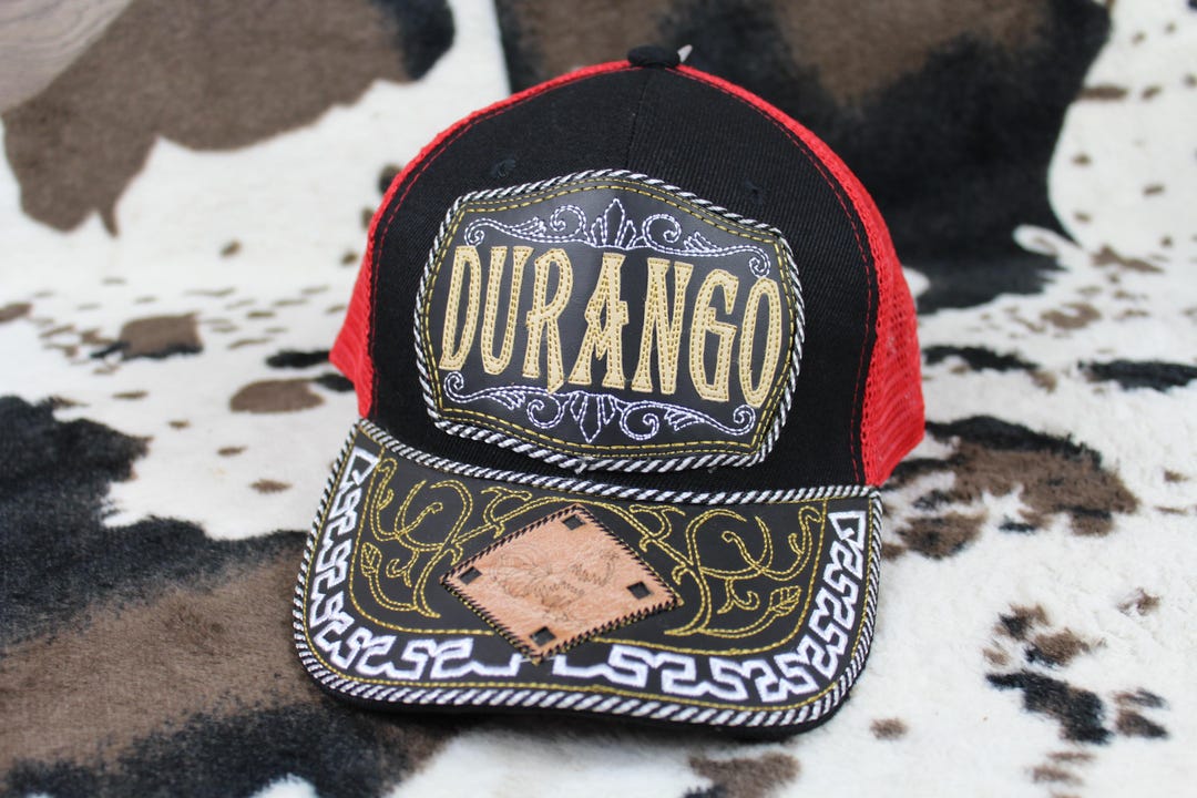Durango Gorra Vaquera, Charro Mesh Trucker Cap, Mexico - Etsy