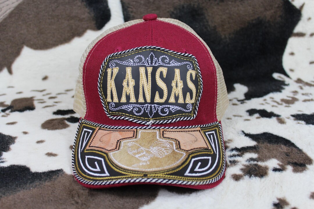 Kansas Western Mesh Cowboy Hat Gorra Vaquera De Kansas - Etsy