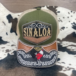 Sinaloa Gallo Gorra Vaquera, Charro Mesh Trucker Rooster Cap, Mexico - Etsy