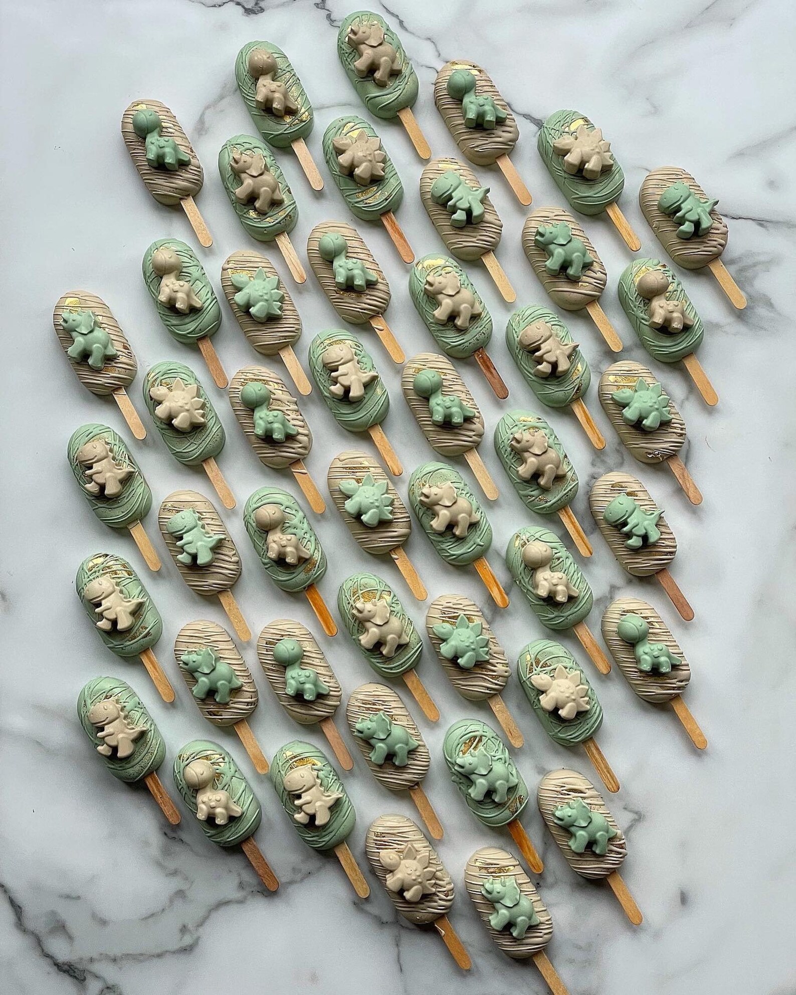 Luxury Dinosaurs Theme Party Cakesicles/cake Pops/party - Etsy