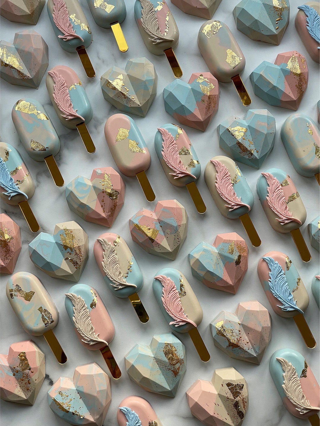 Luxury Wedding/birthday/party CAKESICLES/CAKE POPS Favours Personalised ...