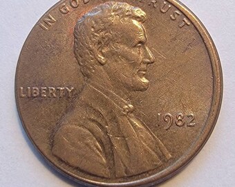 1982 Small Date Penny | Etsy