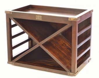 Mahogany Wine Rack - Etsy UK