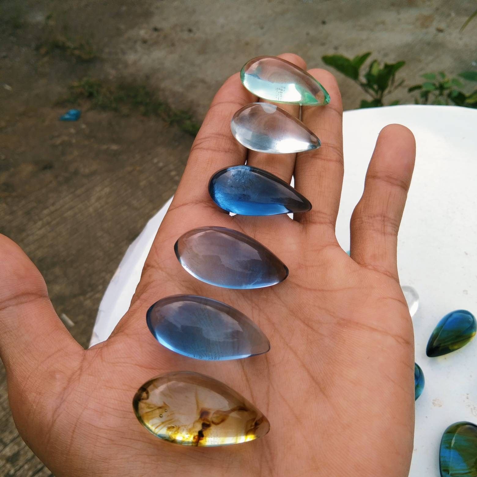 21 Pcs 6 Gr 10 Gr Andara Crystals Mix Colors Full Polished - Etsy