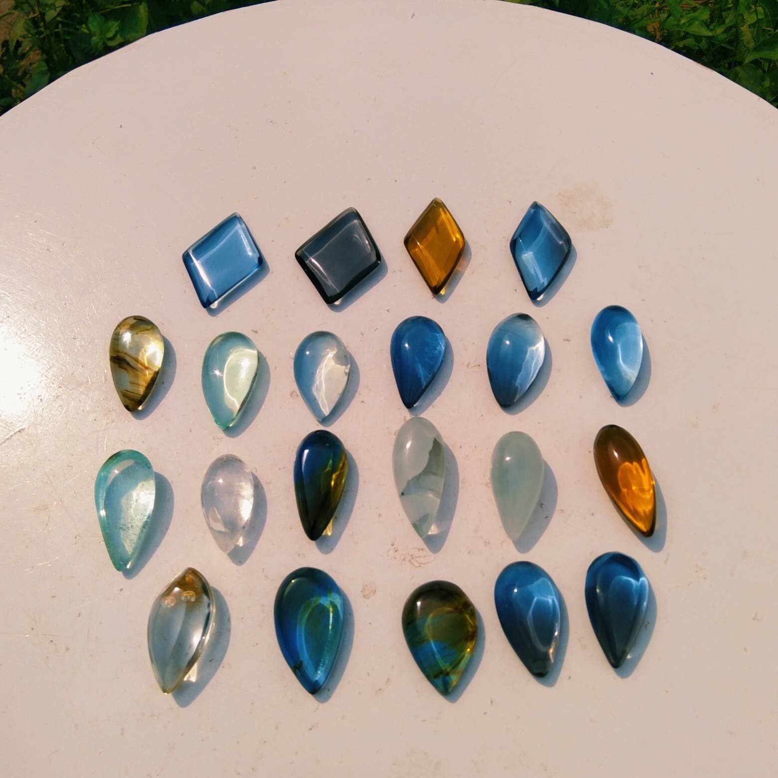 21 Pcs 6 Gr 10 Gr Andara Crystals Mix Colors Full Polished - Etsy