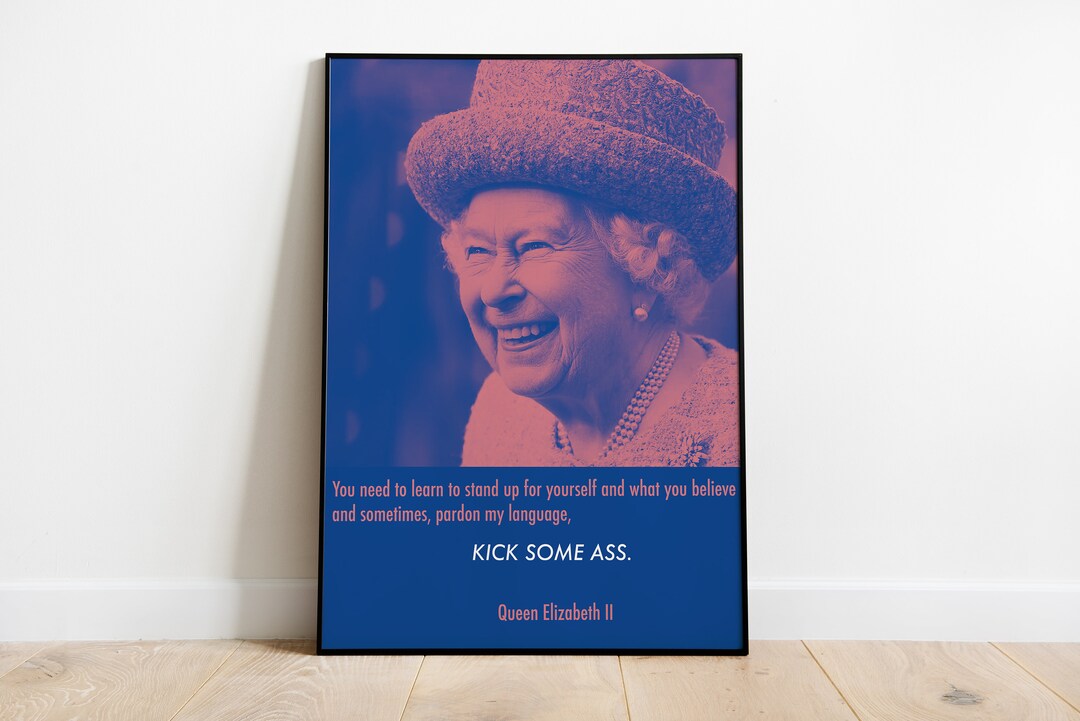 Queen Elizabeth II Pop Art Wall Decor Vintage Retro Posters Great ...