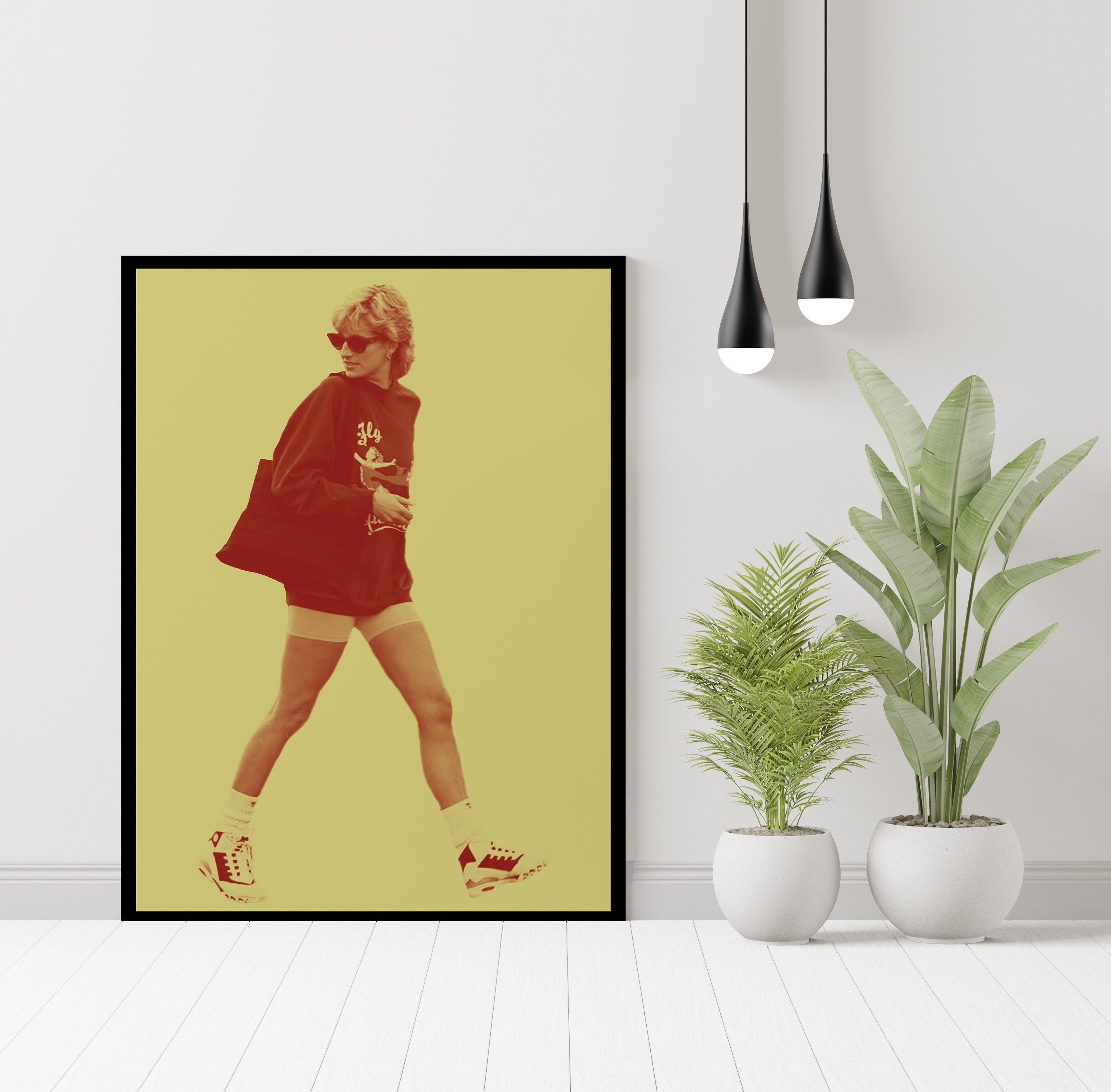 Lady Diana Poster Vintage Retro Poster Home Decor Lady - Etsy