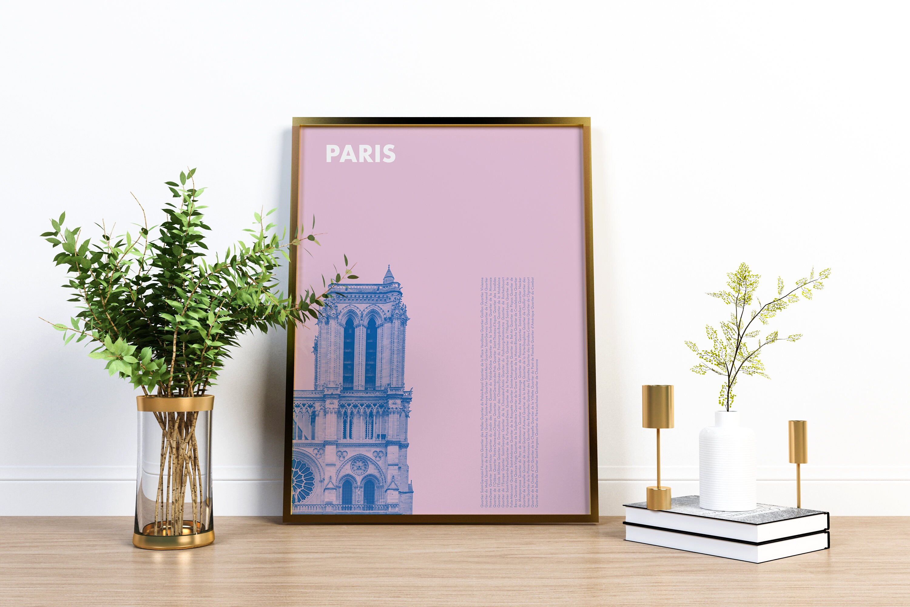 Paris Posters Wall Art Notre Dame Posters Retro Posters Notre Dame ...