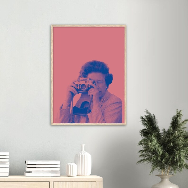 Queen Elizabeth II Pop Art Wall Decor Vintage Retro Posters - Etsy