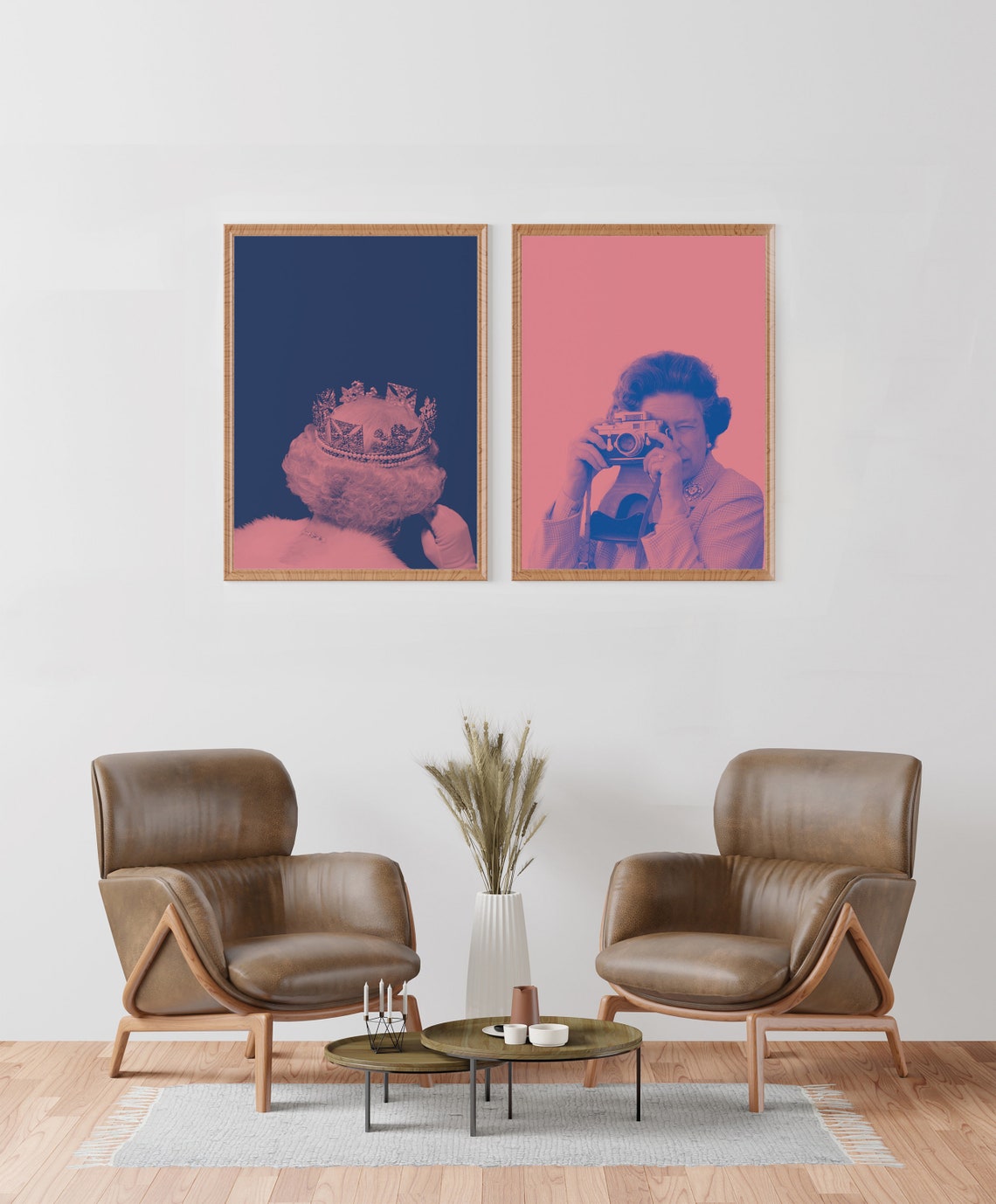 Queen Elizabeth II Pop Art Wall Decor Vintage Retro Posters - Etsy