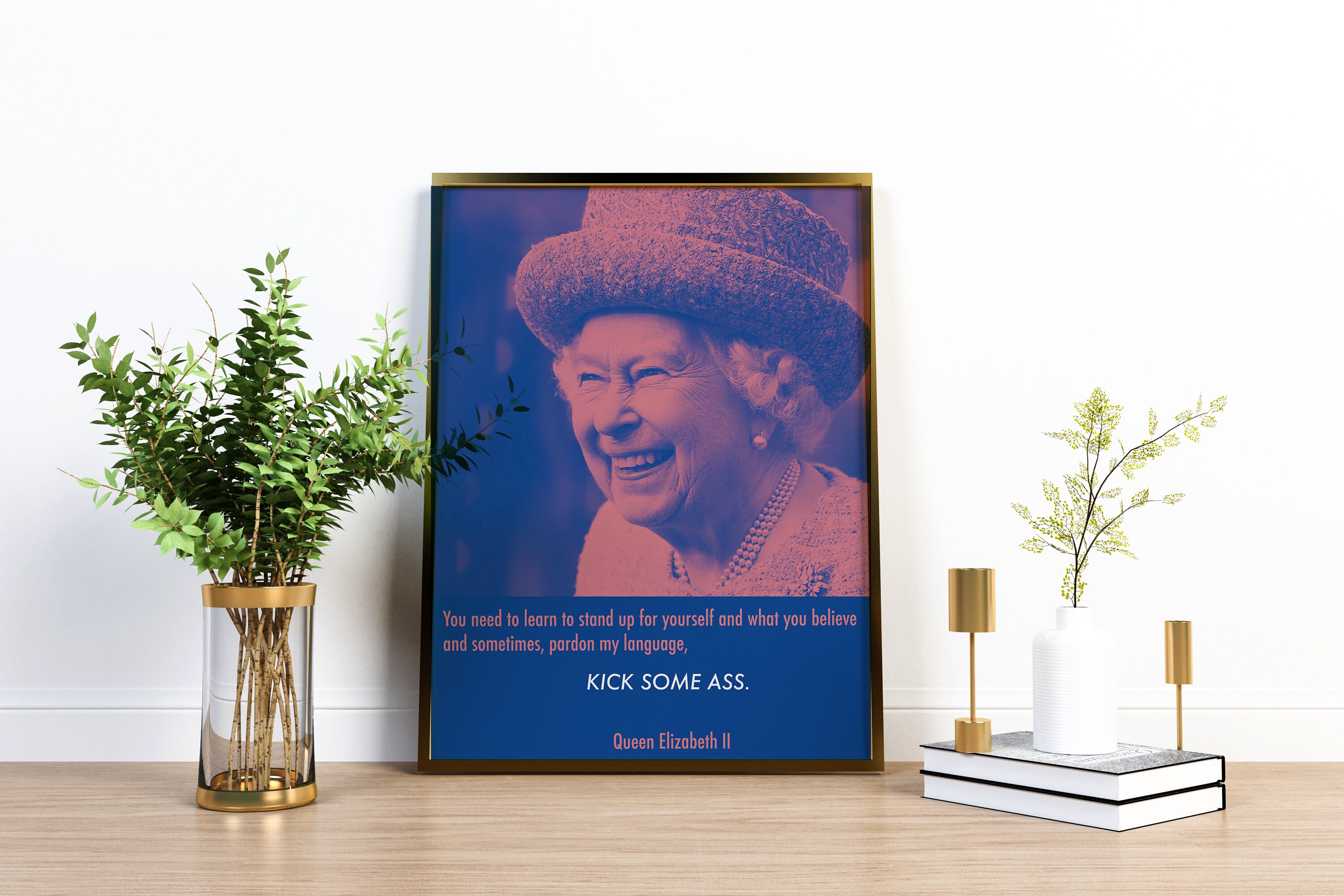 Queen Elizabeth II Pop Art Wall Decor Vintage Retro Posters Great ...