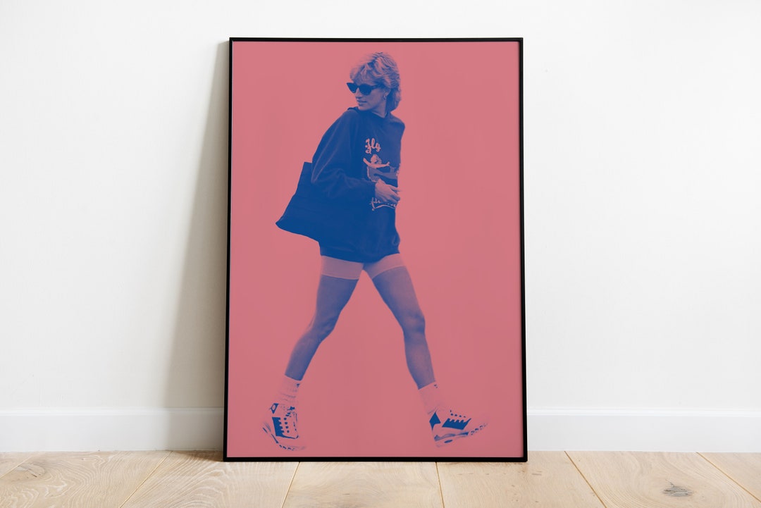 Lady Diana Posters Vintage Retro Poster Home Decor Lady Diana Art Print ...