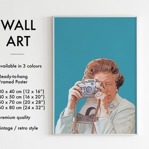 Queen Elizabeth II Pop Art Wall Decor Vintage Retro Posters Great ...
