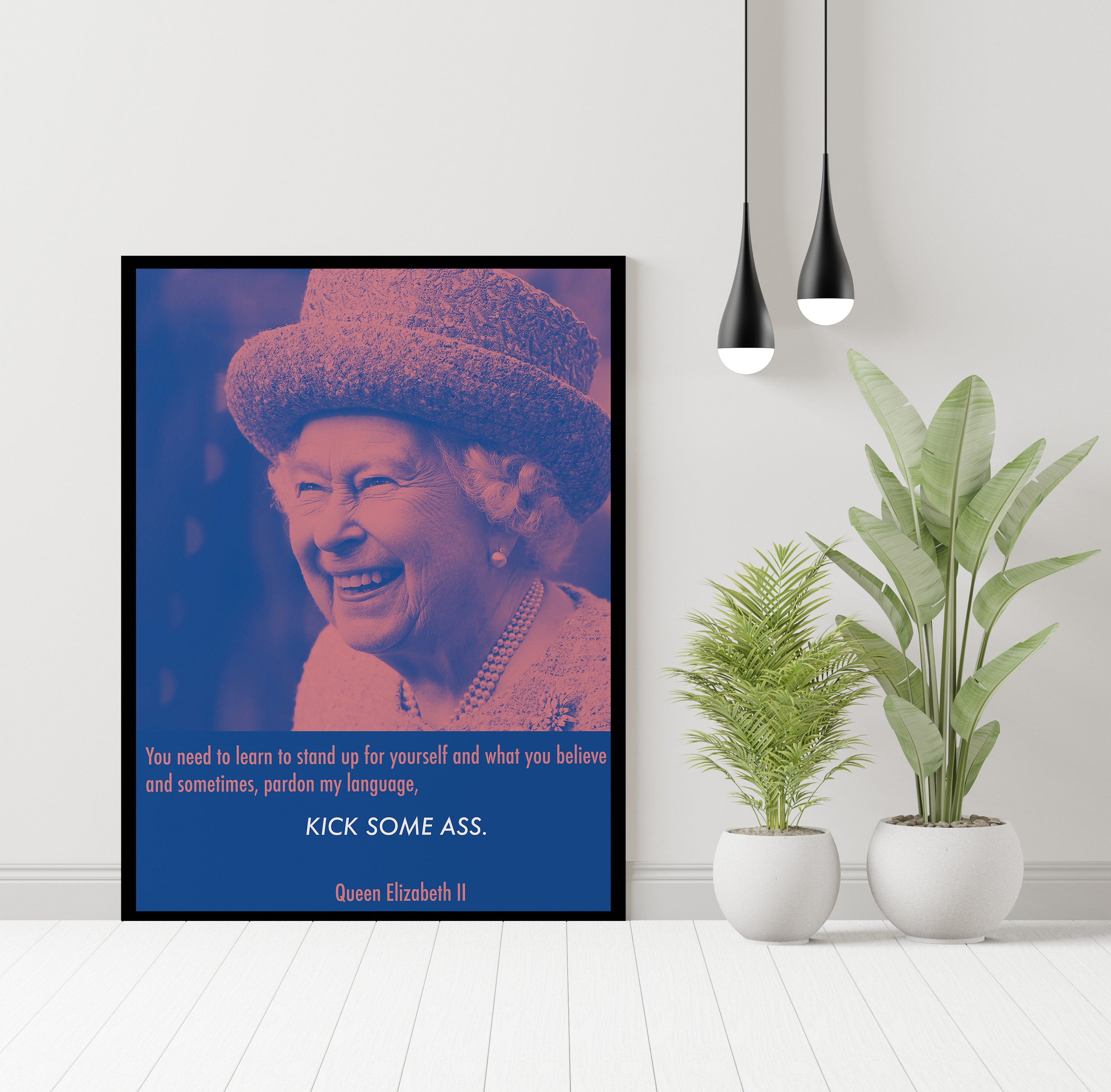 Queen Elizabeth II Pop Art Wall Decor Vintage Retro Posters Great ...