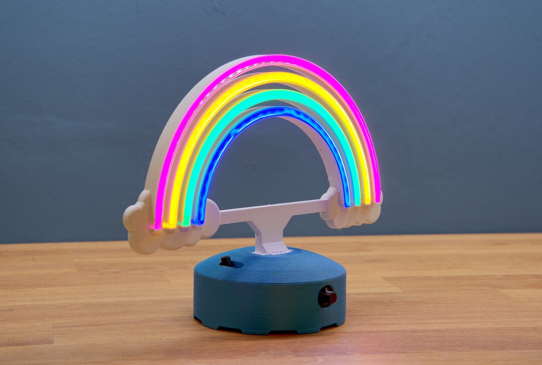 Neon Sign - Rainbow Shape - Etsy