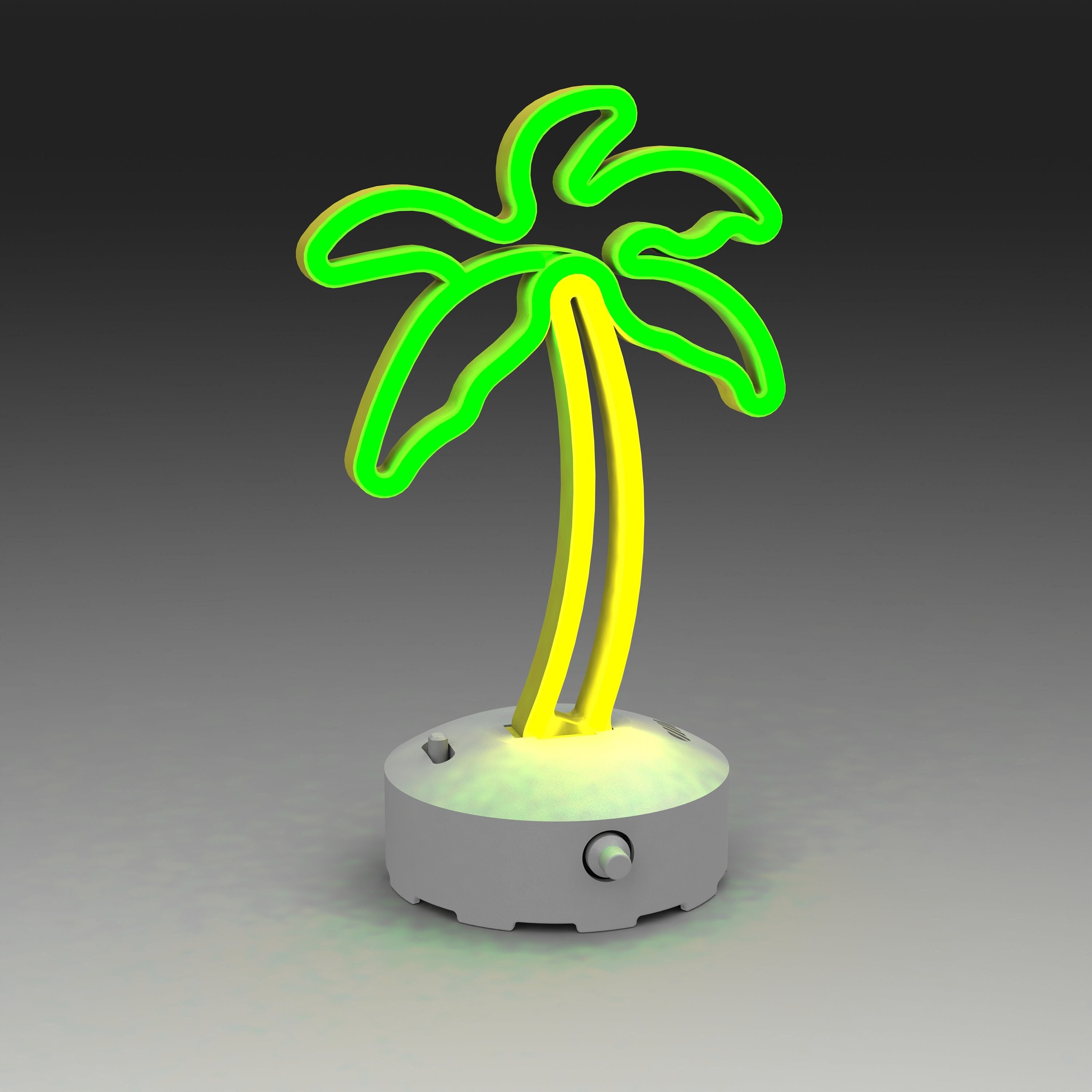 Neon Sign Palm Tree Shape - Etsy