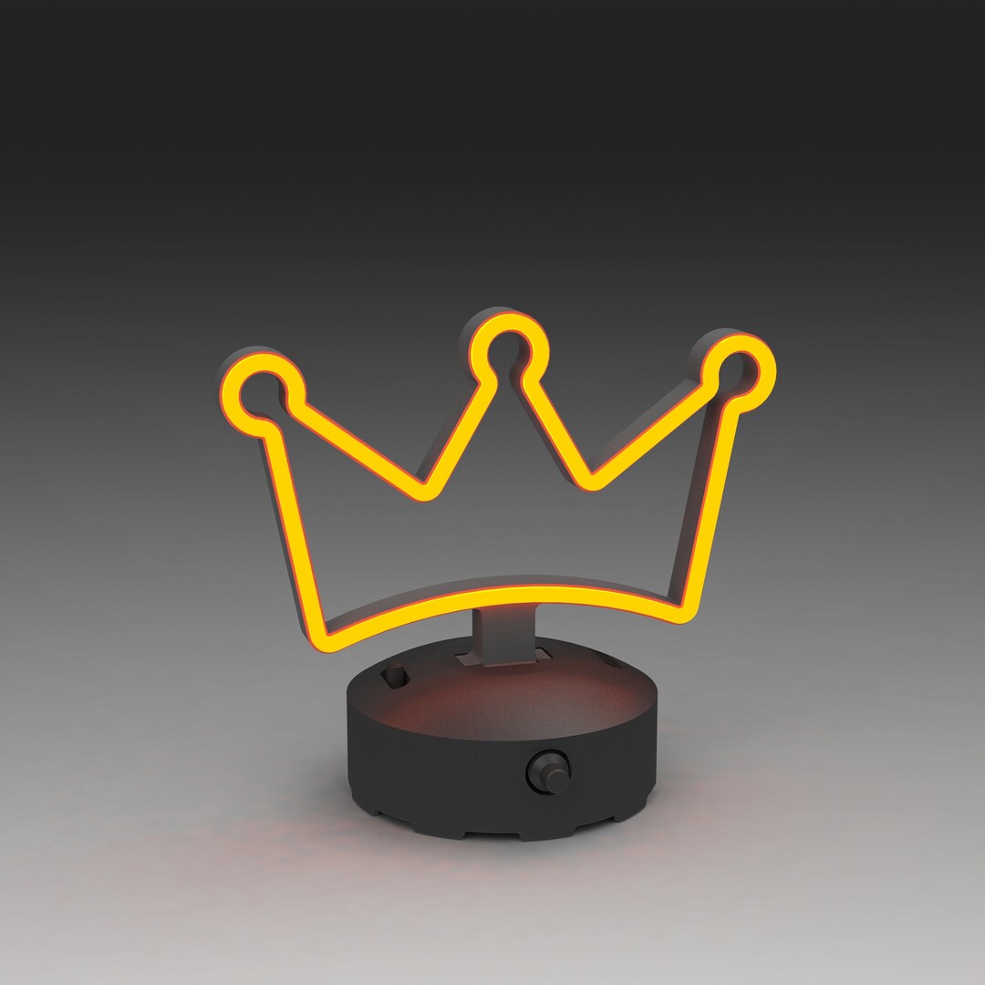 Neon Sign - Crown - Etsy