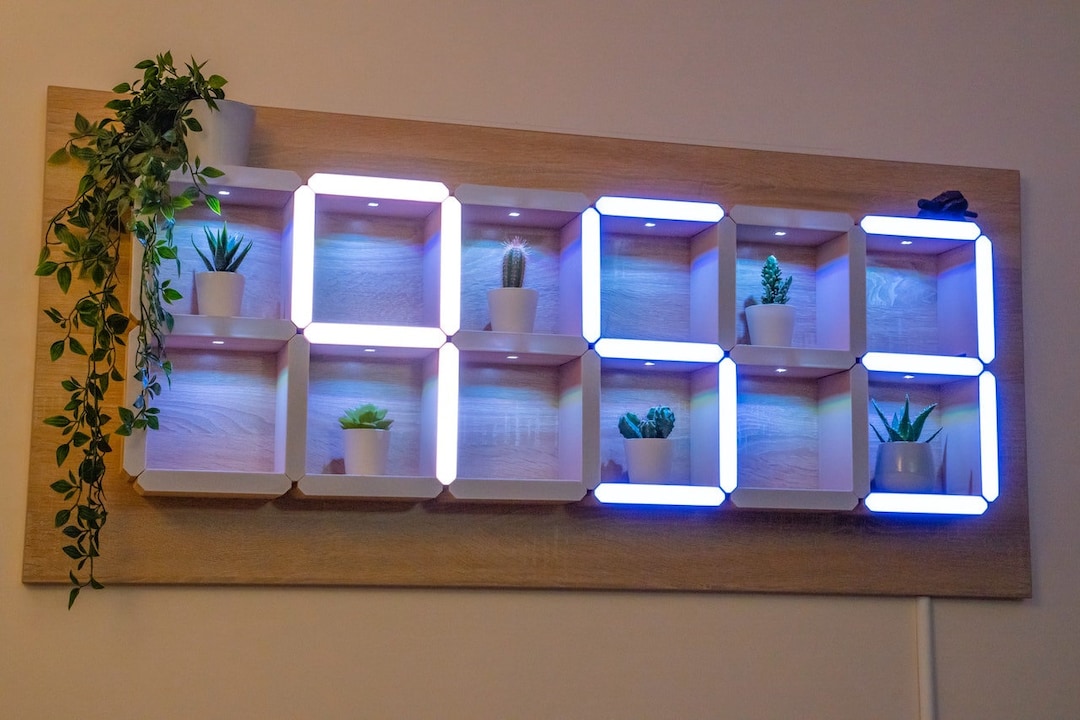 CAD Drawing for Giant Hidden Shelf Edge Wall Clock - Etsy