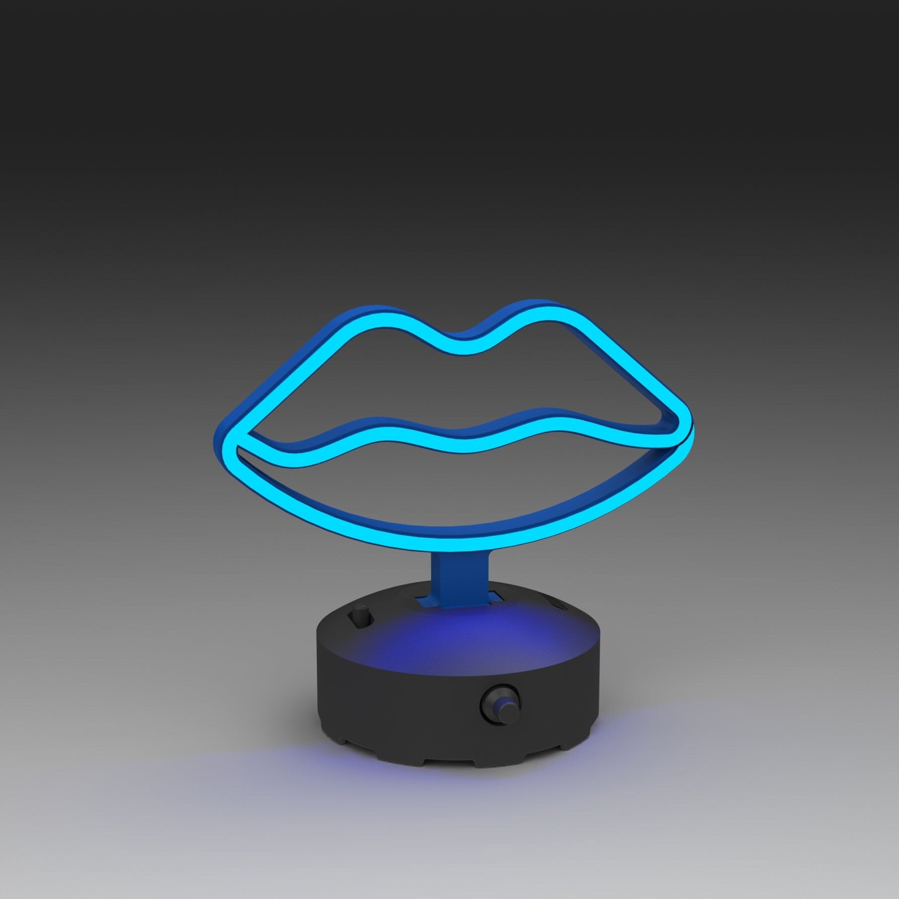 Neon Sign - Lips Shape - Etsy