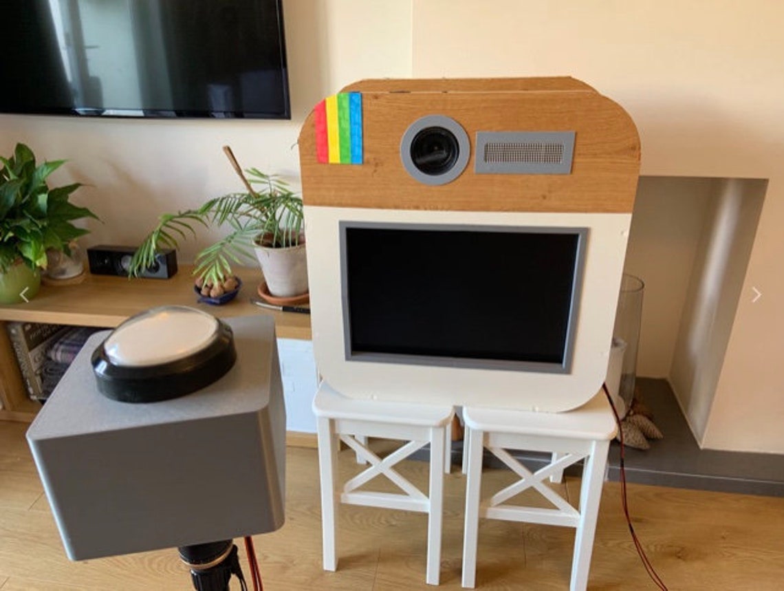 Arcade button mount for DIY Photo Booth | Etsy