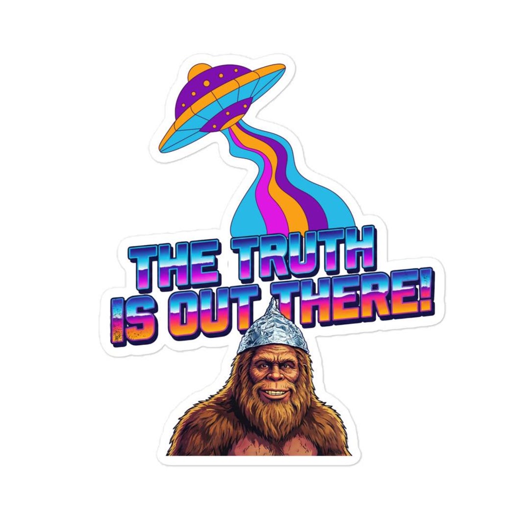 The Truth is Out There 80's Bubble-free Stickers - Etsy