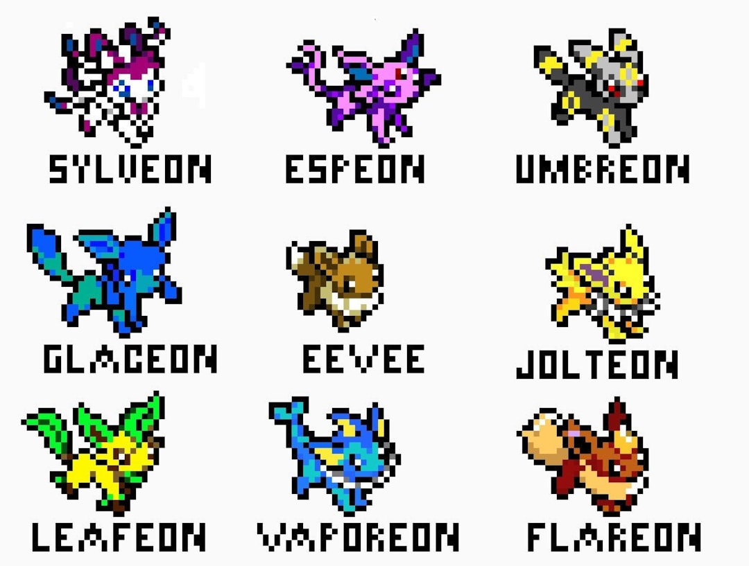 Espeon Sprite Sheet