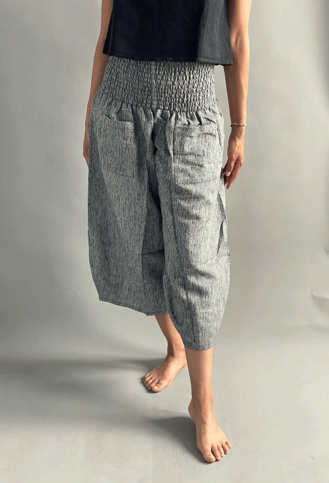 The "jackie" Pants in Handwoven 100% Raw Silk | Designer Lounge Wear ...