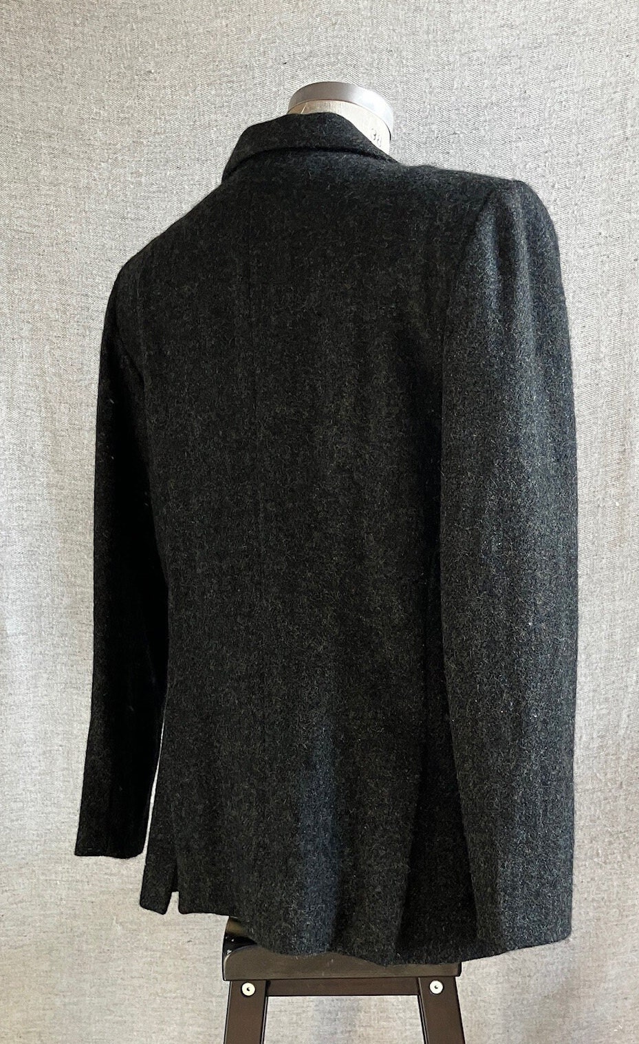 Modern Suit Jacket in Black Felted Wool Designer Suit, Modern Classic ...