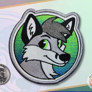 Cute Fox Furry Themed Embroidered Patch - Etsy