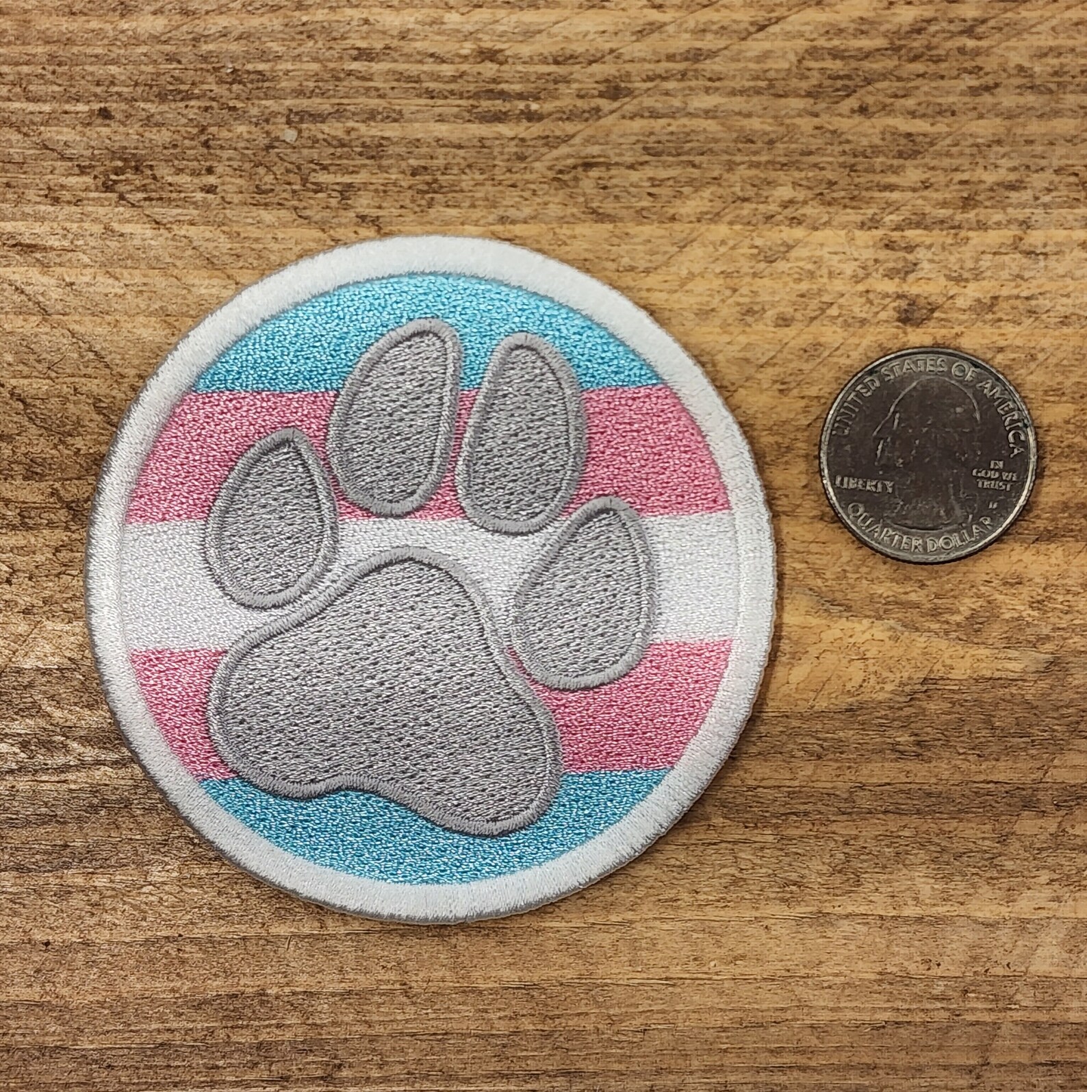 LGBTQ Furry Paw Embroidered Pride Patches - Etsy