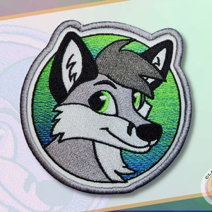 Cute Fox Furry Themed Embroidered Patch - Etsy