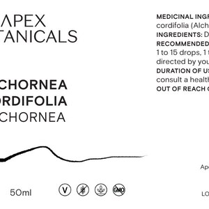 Alchornea Tincture | Alchornea Cordifolia | Buhner Protocol - Etsy