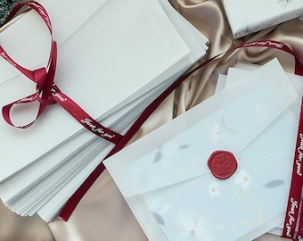 Transparent Wedding Invitation - Etsy