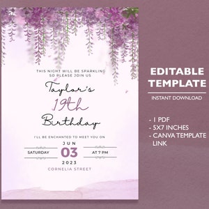 Taylor Swift Party Invitation Enchanted Themed Digital Invite Self ...