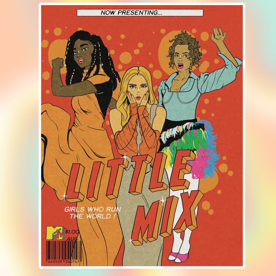 Little Mix Inspired Comic Cover Poster DIGITAL DOWNLOAD - Etsy