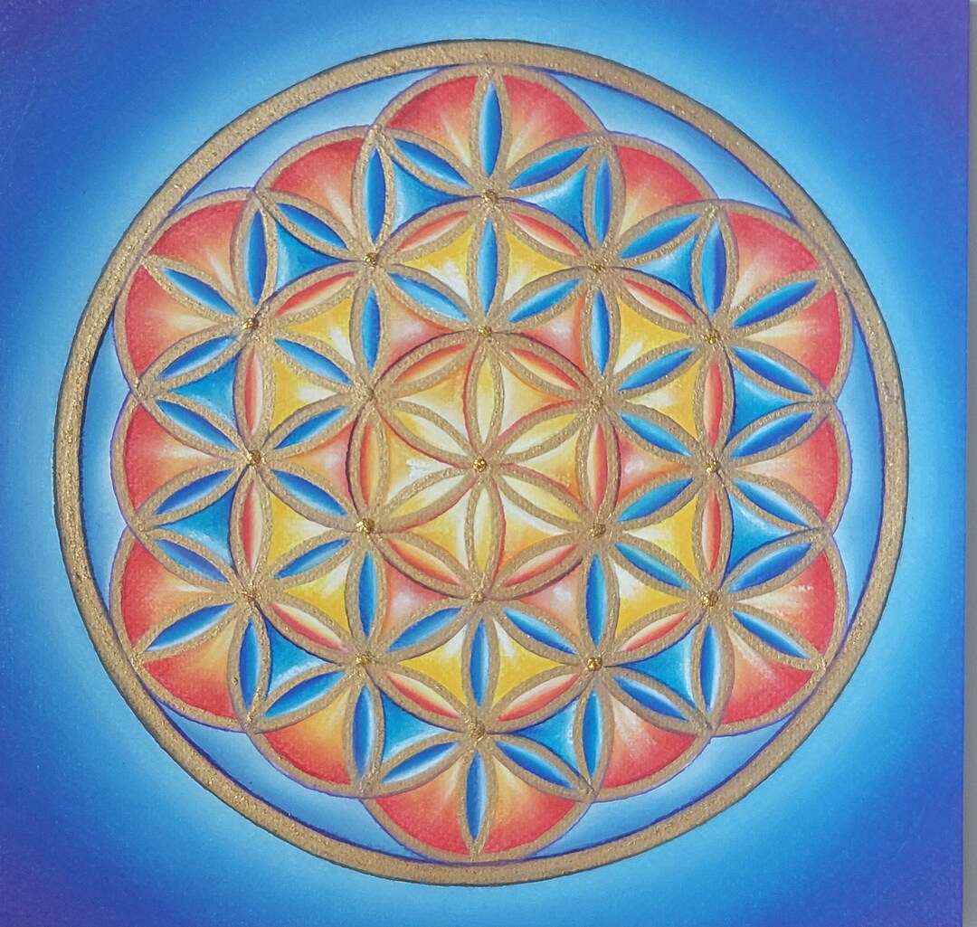 Mandala Flower of Life, FLOWER OF LIFE - Etsy