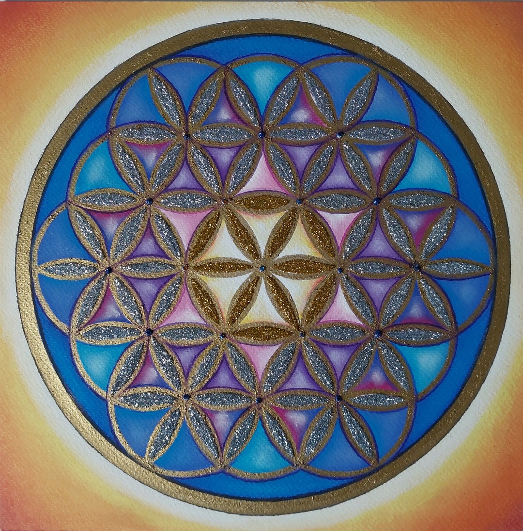 Mandala Flower of Life, FLOWER OF LIFE - Etsy