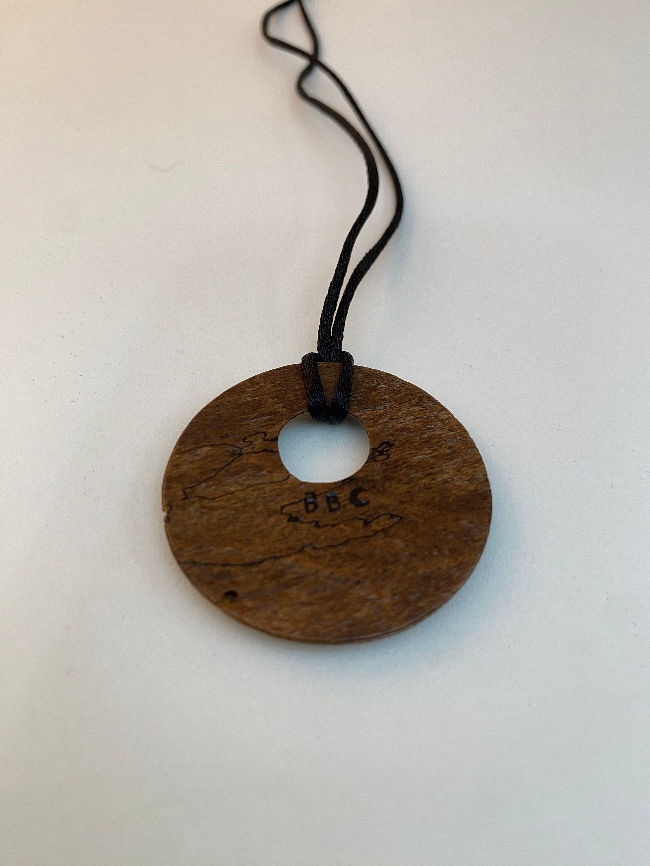 Hand Turned Wood Pendant Necklace English Walnut - Etsy