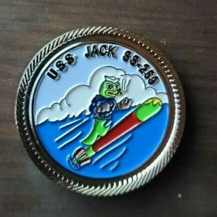 US NAVY Challenge Coin | New| Designed & Made USS Jack Submarine - Etsy