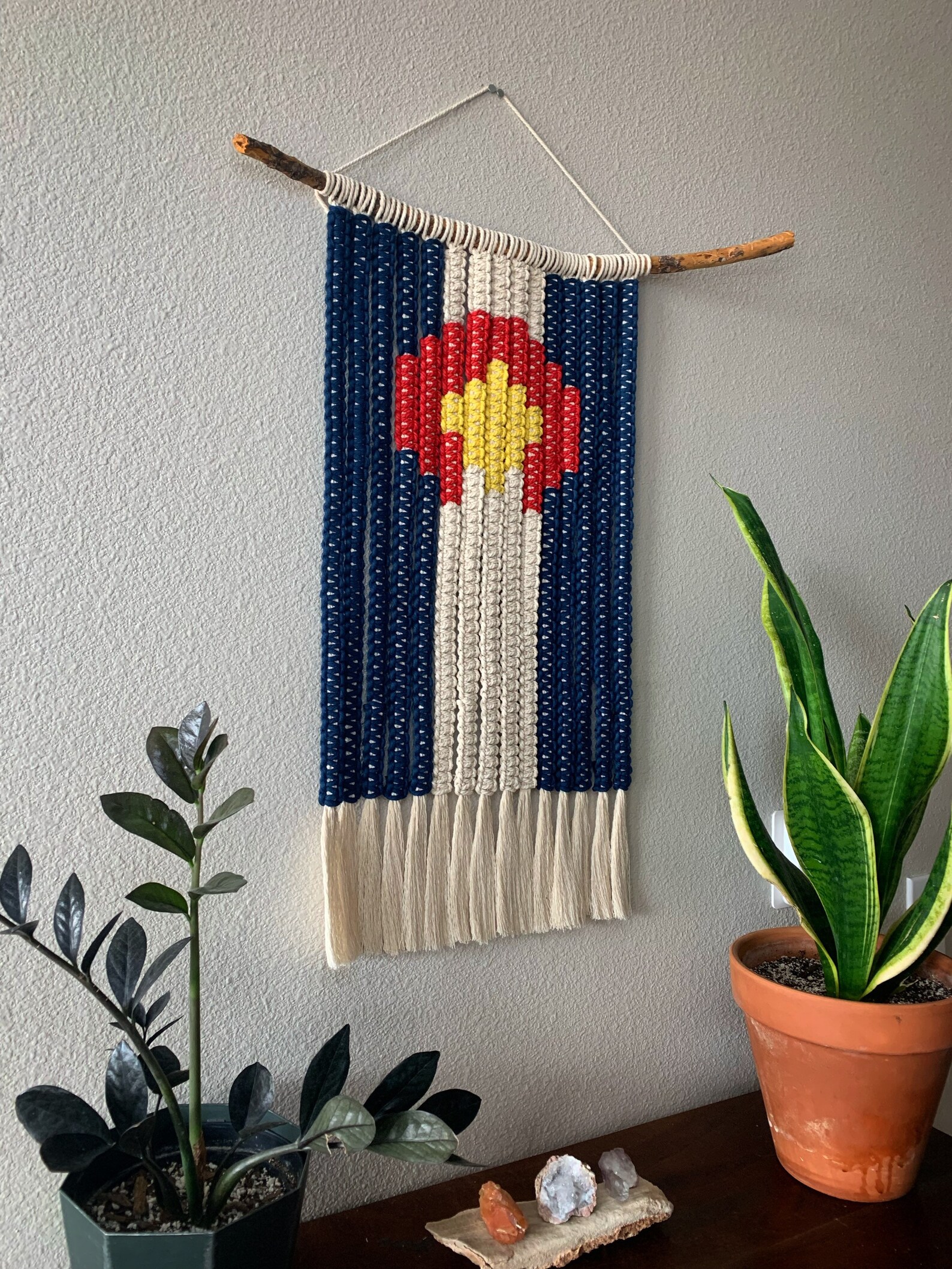 Macrame CO Flag - Etsy