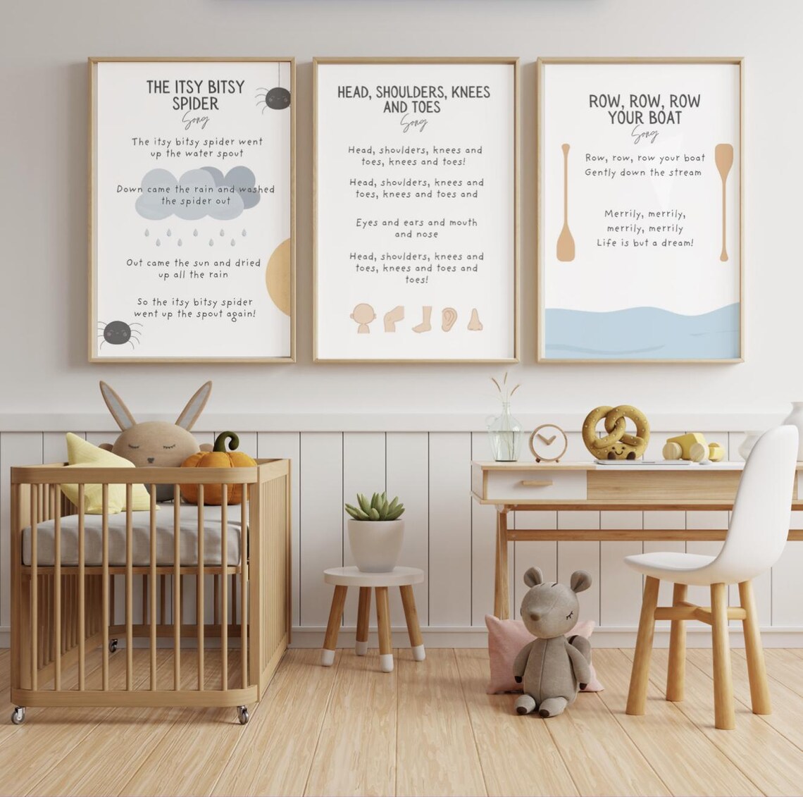 Children's Songs Posters Classroom Nursery Rhyme - Etsy