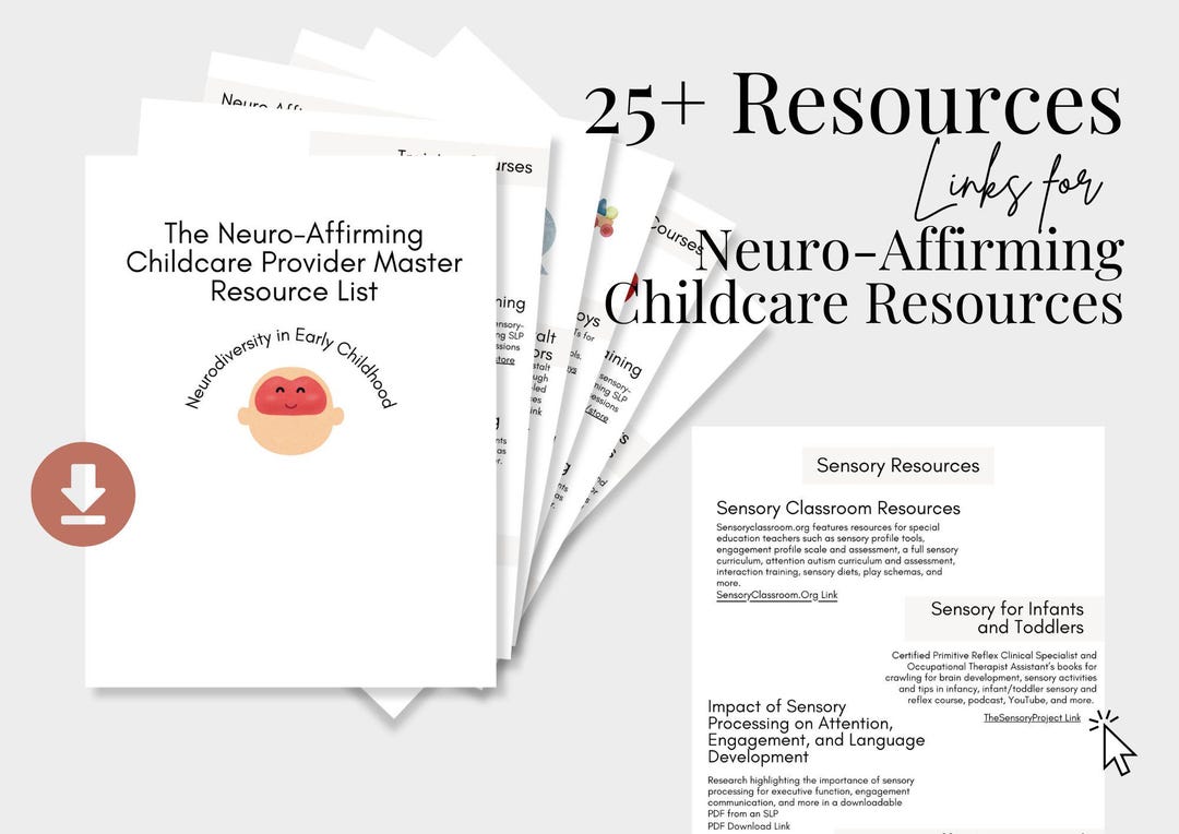 Neurodiversity Affirming Resource List - Etsy