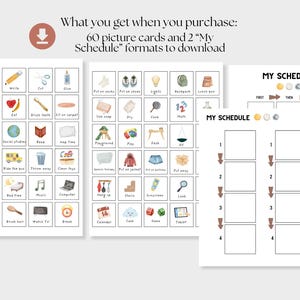 First Then Picture Cards Routine Schedule - Etsy