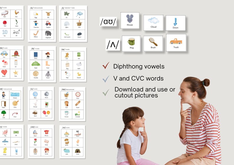 Vowels, Picture Cards, Phonetics, IPA, Phonics, Speech Therapy, Home ...
