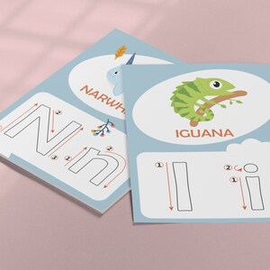 Alphabet Worksheet, Montessori Printable, Tracing Alphabet, Alphabet ...