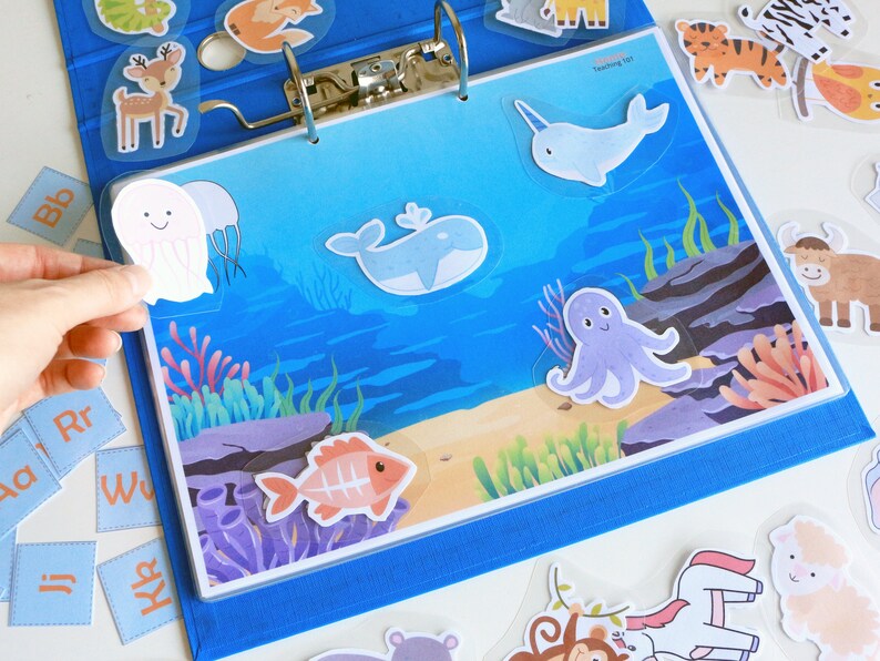 Alphabet Busy Book Printable, Toddler Busy Binder, ABC Quiet Book - Etsy